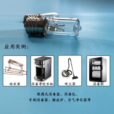 Cina lampadine UV UV-C di disinfezione di trattamento delle acque della lampadina di 220v 50Hz 3w in vendita