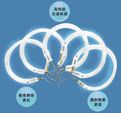 China UVlamp van de 20000 Uren de Koude Kathode 254 NM-het Type van Ringscirkel Fopspeen Te koop