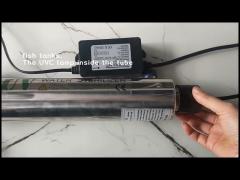 UVC water treatment sterilizer for fish tanks water treatment,and drinking water disinfection