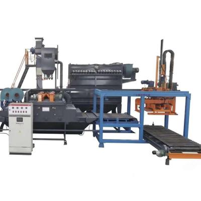 China Building Material Shops Full Automatic Concrete Brick Lychee Surface Process Rough Shot Blasting Machine for sale