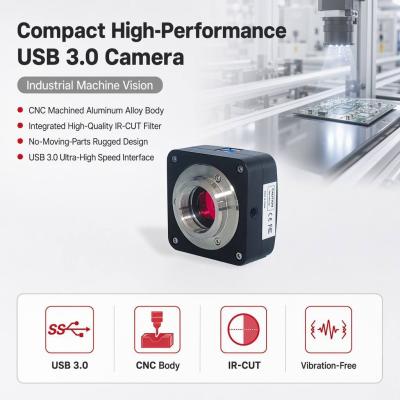 China OEM Factory No Moving Parts Microscope Camera CNC Shell IR-CUT for High Speed Machine Vision CE MSS-C-D4CMOS for sale