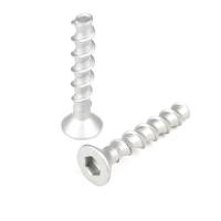 China Hex Head Stainless Steel Countersunk Flat Self Tapping Cement Screws for Construction for sale
