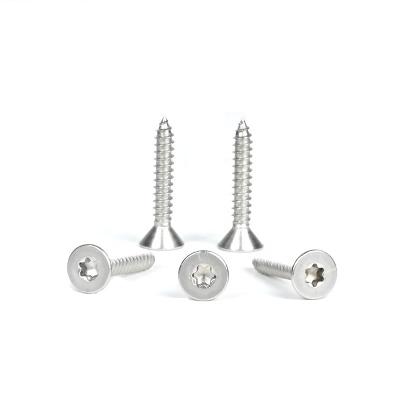 中国 メトリックステンレス鋼 ST4.8*30mm フラットトークスヘッド 自己タッピングスクリュー Sus316 鋭点 自己掘削タッピングスクリュー 販売のため