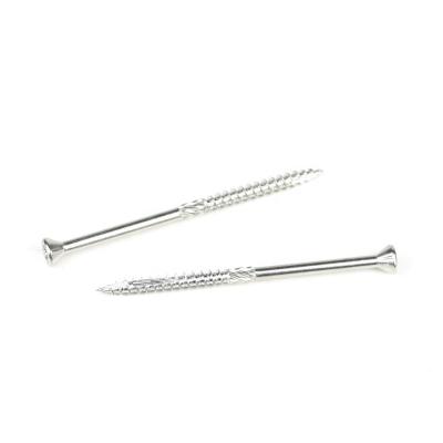 Cina 100mm 4 x 20 INCH Torx Flat Head Self Tapping Chipboard Screw con design personalizzato in vendita