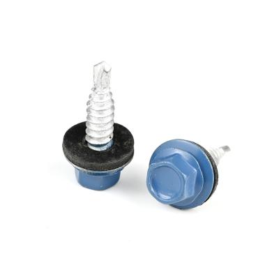 China Parafusos de perfuração bi-metálicos A2 SS personalizados com flange hexadecimal e função de perfuração automática à venda