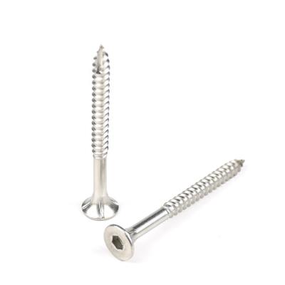 China 304 roestvrij staal Hexagon Socket Hardware Schroef 75 mm voor Hout Constructie Gebouw Te koop
