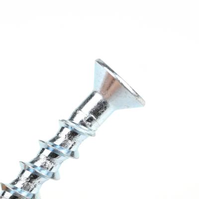 Cina Blocco di calcestruzzo M6x50 Allen Csk Hex Bolt Bianco Zinc Testa piatta auto-attingere bulloni di ancoraggio in vendita