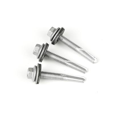 Китай GB Hex Flanged Head Tek Roof Screw Ruspert Bimetallic Bi-Metal Self Drilling Screw St5. Внутренний винт для самосверливания5 продается