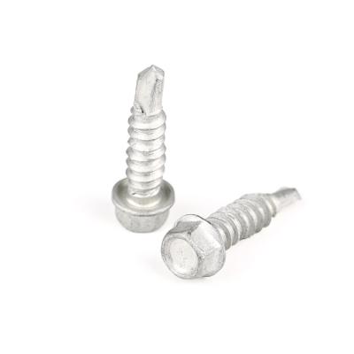 Cina SS304 SS410 Bi-Metal Hexagon Flange Fastenal 6.3*25 Vattone auto-perforabile per il fissaggio del sedile in vendita