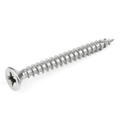 中国 トリムヘッド ISO標準304 ステンレスデッキスクリュー 木造建築用 5-2.2X50 販売のため