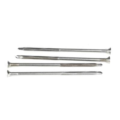 Cina 125 mm Tek vite a filo parziale Flat Head Phillips Self Drilling Screw per letti piatti in vendita