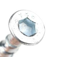 China Payment term T/T Flat Head Hex Socket Zinc Plating Masonry Screws Customized Support for sale