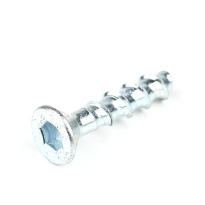 Cina Termine di pagamento T/T Flat Head Hex Socket Zinc Plating Masonry Screws Supporto personalizzato in vendita