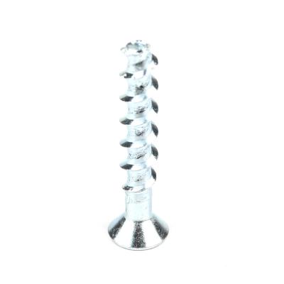 Cina Acciaio zinco rivestimento a scanalatura esessuale Flat Concreto vite M6 50mm per supporto personalizzato in vendita