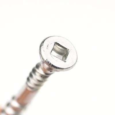 中国 10 X50 平方頭 カウンターサンク 切片板 スクロール 肋骨付き 双糸 販売のため
