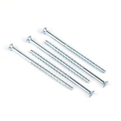 Cina 250mm Extra Long Flat Furniture Screws Zinc Finish e per l'aviazione con il miglior servizio in vendita