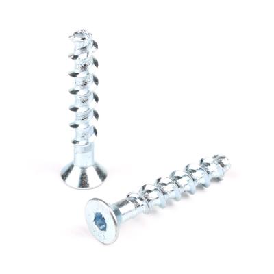 Cina Termine di pagamento T/T Zinc Plating Carbon Steel Hex Socket Flat Head Bolts Concreto M6 Bolt 50mm Vetture per calcestruzzo in vendita