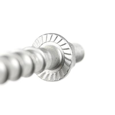 Cina Bulloni di ancoraggio per soffitto in calcestruzzo autofilettanti con testa flangiata esagonale a doppia filettatura standard JIS M8 in vendita