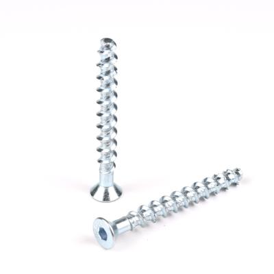 Cina Testa esessuale M6 75mm zinco rivestimento socket piatto muratura bullone di ancoraggio per calcestruzzo pesante in vendita