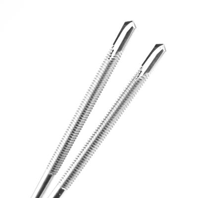 Cina 5.5x185mm Zinc Finish Steel Structure Self Tapping Screw con 5 punti Hexagon Head Washer in vendita