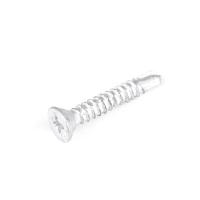 China Countersunk Flat Head Phillips Drive Self Drilling Screws with Ruspert Coating for sale