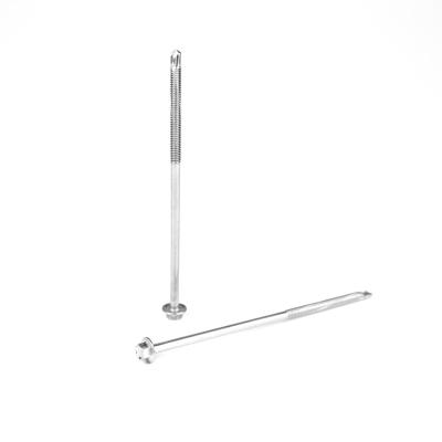 Cina Installazione di vite a trivellazione automatica Ss410 5.5x140 mm con azionamento Phillips Cross Recess in vendita