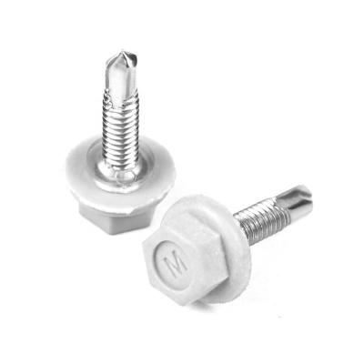 Cina DIN 410 Stainless Steel Hex Lavatrice testa viti di trivellazione auto-perforazione viti di trivellazione auto-perforazione in vendita