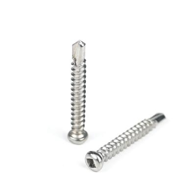 Cina Acciaio inossidabile a trazione quadrata Pan Head Self Drilling Tapping Screws Sus410 L/C Termine di pagamento in vendita