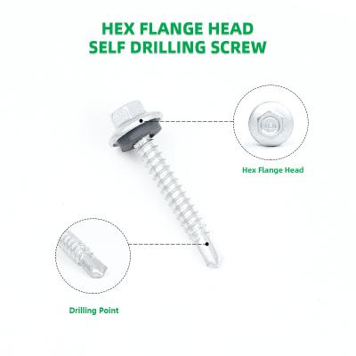 Cina Ruspert Flange Hex Head Self Drilling Tek Screw per applicazioni versatili in vendita