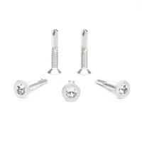 China 410 SS Tek 5 Point Self Drilling Screw Csk Head For Customized Needs for sale