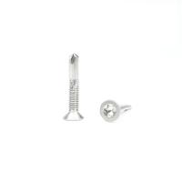 China 410 SS Tek 5 Point Self Drilling Screw Csk Head For Customized Needs for sale