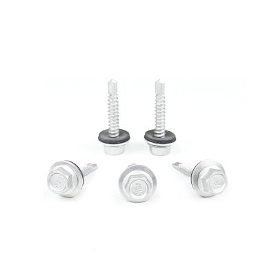Cina 410 Hex Flange Coating 5.5x25mm Tek Screw auto-perforazione per rivestimento della parete in vendita