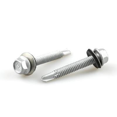 Cina 6.3x45 Hex Flange Autoterra per pannelli di rivestimento per la parete impermeabile in vendita
