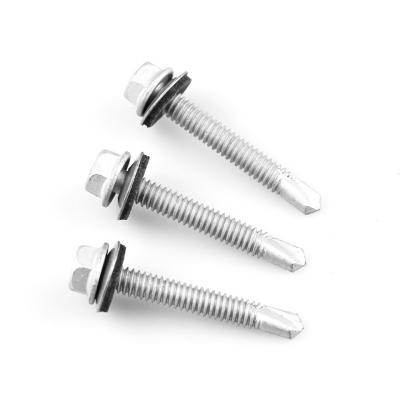 Cina 6.3x45 Hex Flange Autoterra per pannelli di rivestimento per la parete impermeabile in vendita