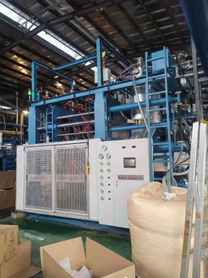 China Eps vormgietmachine automatische schuimdoos verpakking voor vis en fruit Te koop