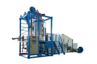 China High Density EPS Polystyrene Foam Plastic Batch Pre Foaming Machine for sale