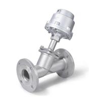 China Y Type Pneumatic Angle Seat Valve for sale