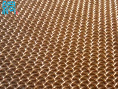China copper square crimped woven wire mesh(ISO9001:2000) for sale