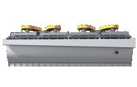 China JJF II Self Aspirating Mining Flotation Machine For Large Scale Slurry Circulation for sale