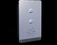China Support POE SIP Based Intercom 10/100Mbps With Double Buttons for sale