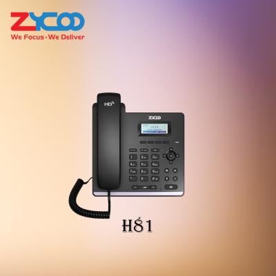 China 2-lijns VoIP-telefoonsysteem Desktopondersteuning PoE voor middenmanagers Te koop