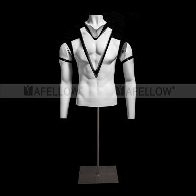 China New design type upper torso male ghost mannequin for display for sale