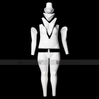 China Best selling pop fashion fat standing woman ghost mannequin for display for sale