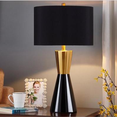 China Lightweight Household Table Lamps Postmodern Ceramic Stone Decorative Bedside Lamp for sale