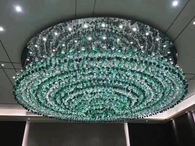 China E14 E12 E27 Modern Crystal Chandelier SS304 Large Hotel Chandelier For Foyer for sale