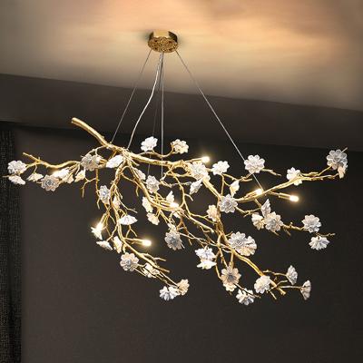 China Eco Soem-Baumast Crystal Chandelier High End Pendant beleuchtet 15 zu 30m2 zu verkaufen