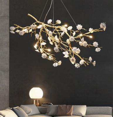 China Eco Soem-Baumast Crystal Chandelier High End Pendant beleuchtet 15 zu 30m2 zu verkaufen