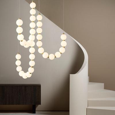 Cina Glassa bianca di vetro lineare di sigillamento della plafoniera della palla di vetro delle lampade di pendente 135W 45W in vendita