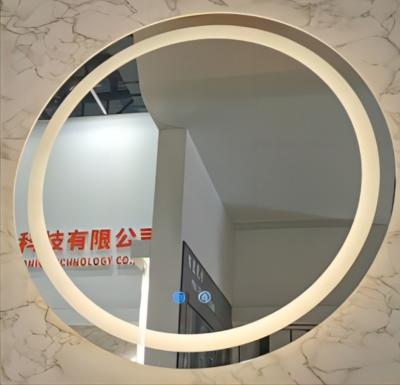 China Demisting Oval LED Makeup Vanity Mirror With Lights 36W for sale