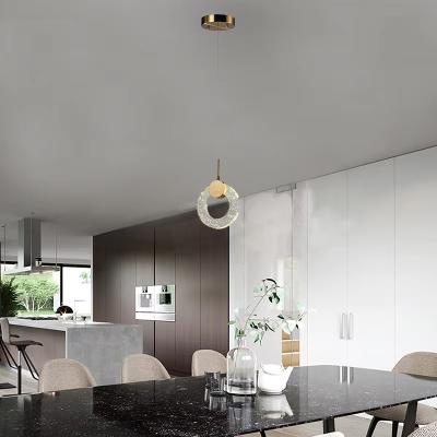 China Minimalistisch Leicht Luxus Schlafzimmer Schlafzimmer Leuchter am Bett Rot Hintergrund Wand Kristalllampe Lange Linie Bar Kleines Leuchter Modernes Einfaches zu verkaufen